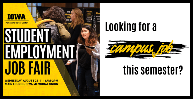 Looking for a Campus Job this Semester? Student Employment Job Fair is ...