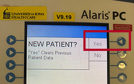 Safety tips for Alaris Pumps